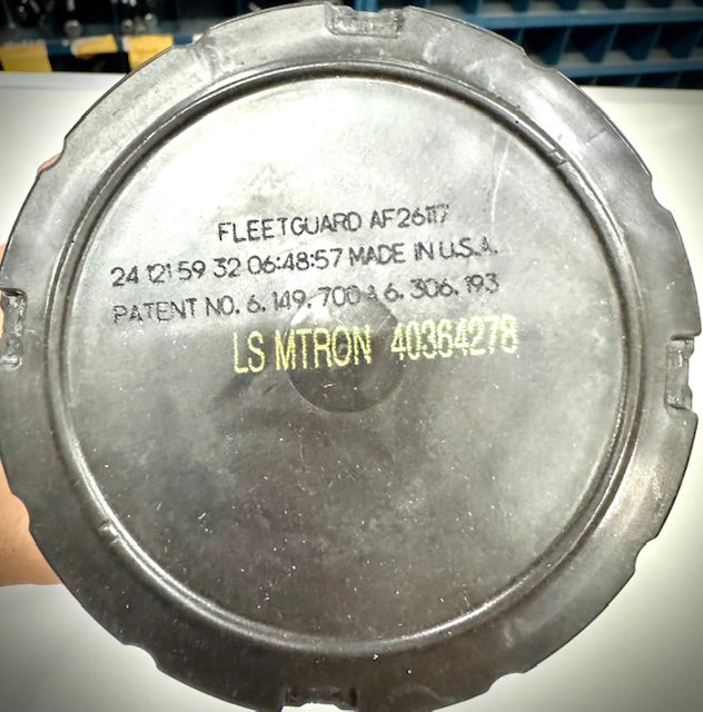LS Tractor Air Filter Element 6.5 inch, TRG190, 40364278